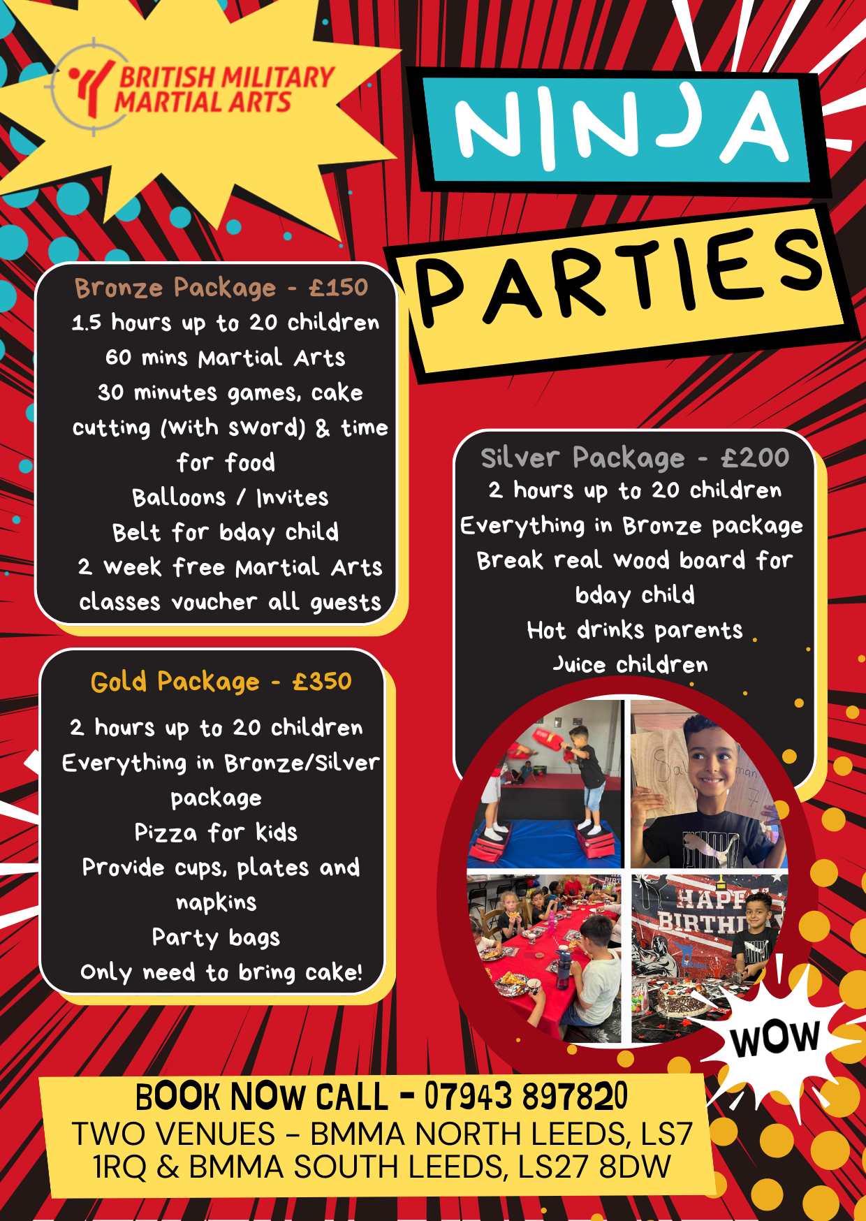 Birthday Parties - BMMA Leeds